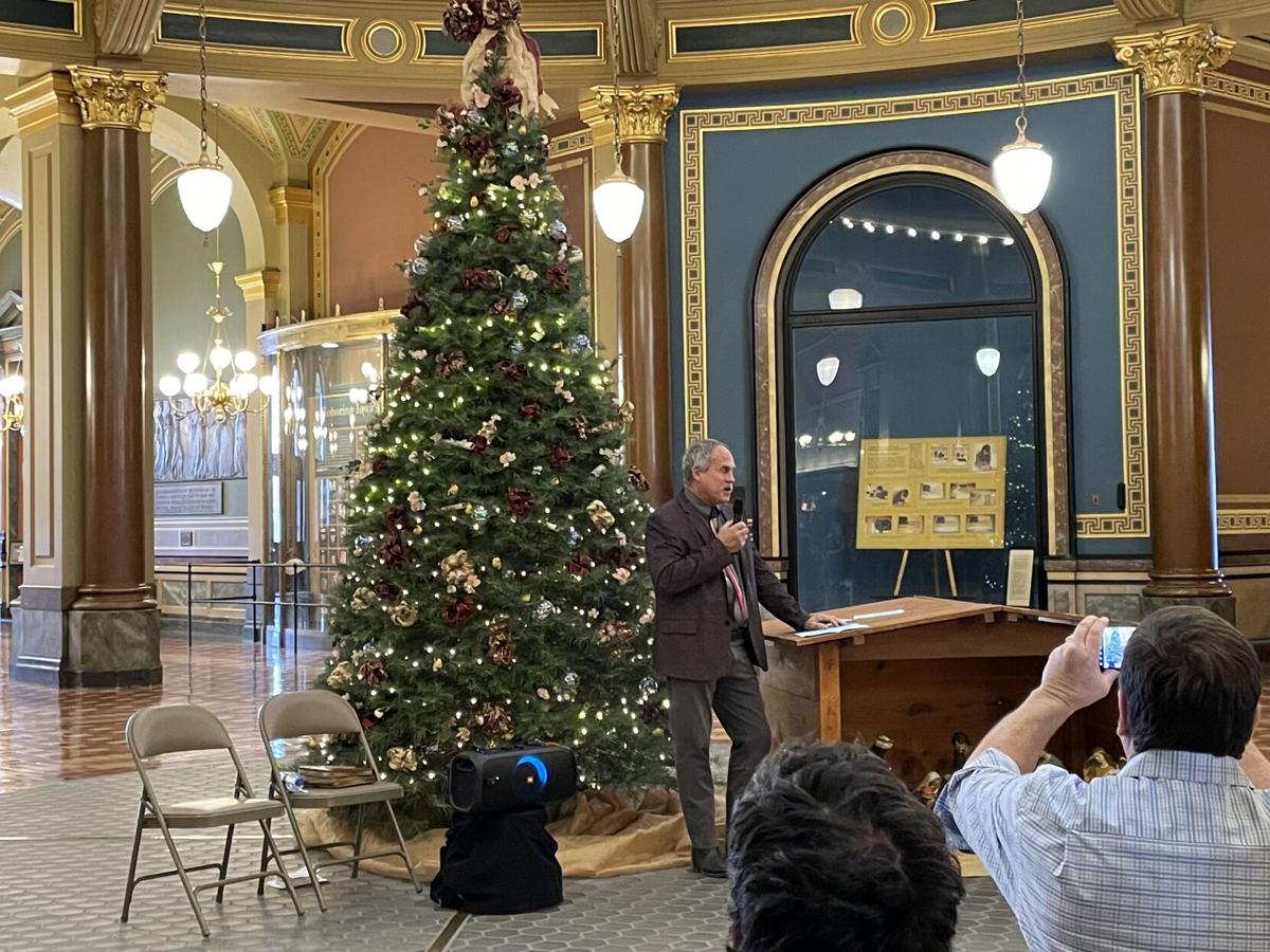 Satanic Temple installs display at the Iowa State Capitol