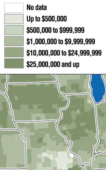 Mega-farms get the bulk of farm aid