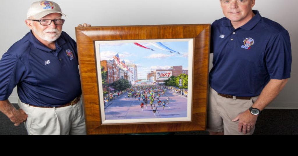 Wildlife artist changes pace to create Bix painting