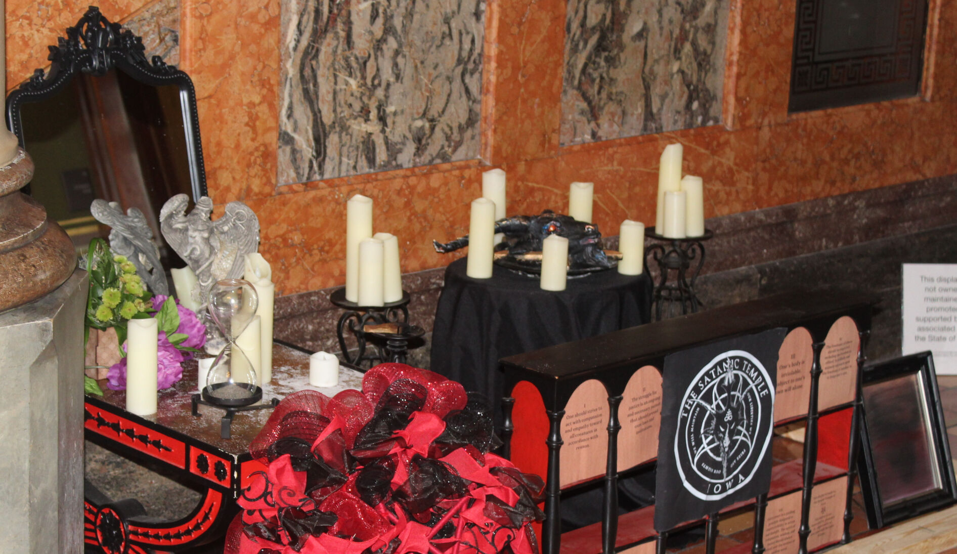 Iowa Satanic holiday display at State Capitol denied by state officials