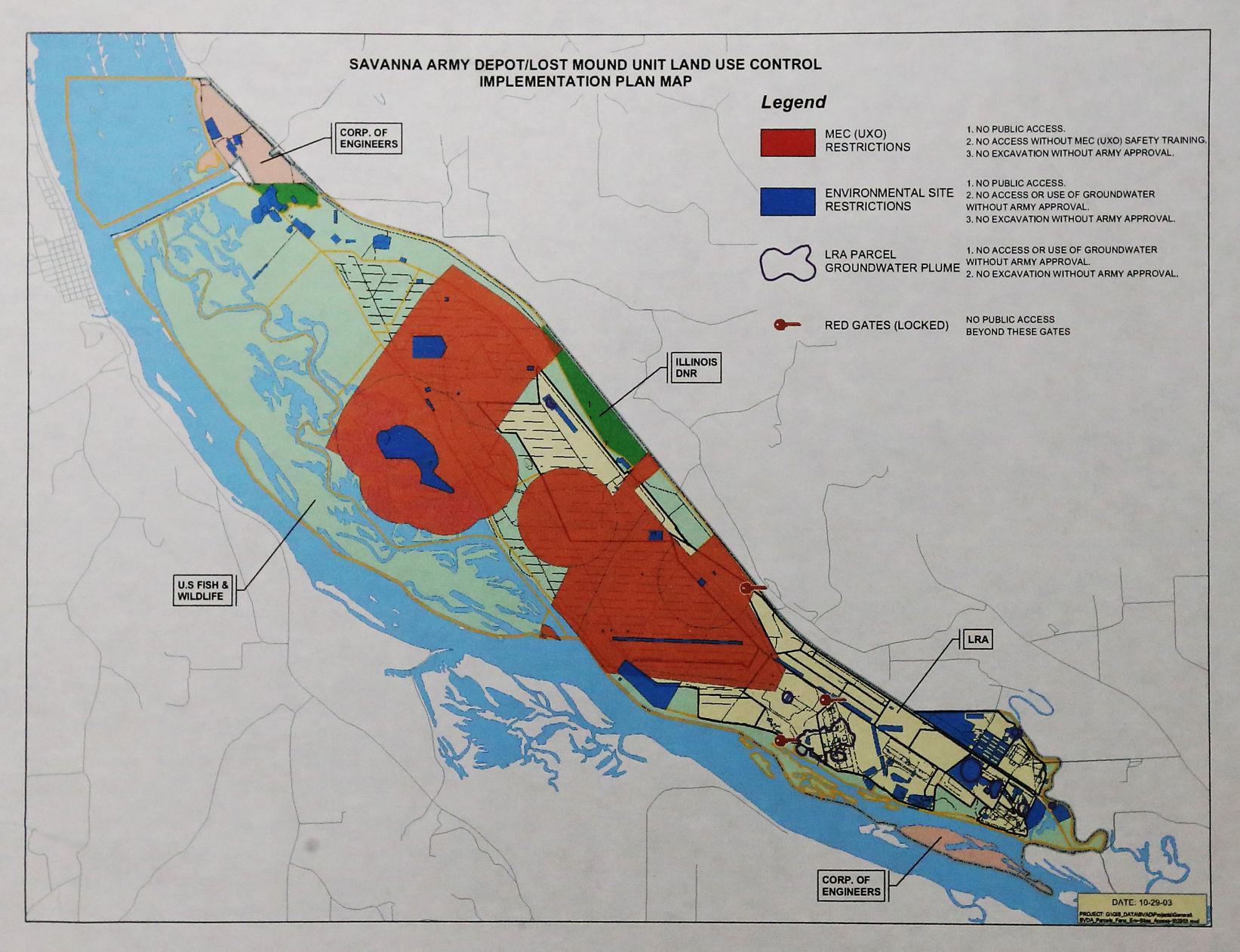 Historic off-limits places: Savanna Army Depot/Lost Mound Unit