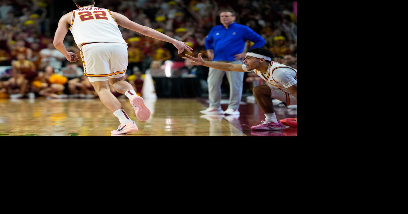 ISU's Momcilovic's 3-pointer had KU's Bill Self "helpless"