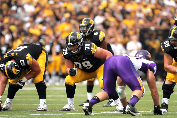 Welsh follows the leaders on Hawkeyes' offensive line