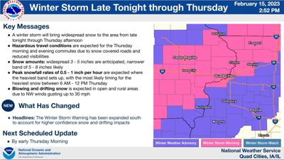City of Davenport declares snow emergency beginning at 8 p.m. tonight