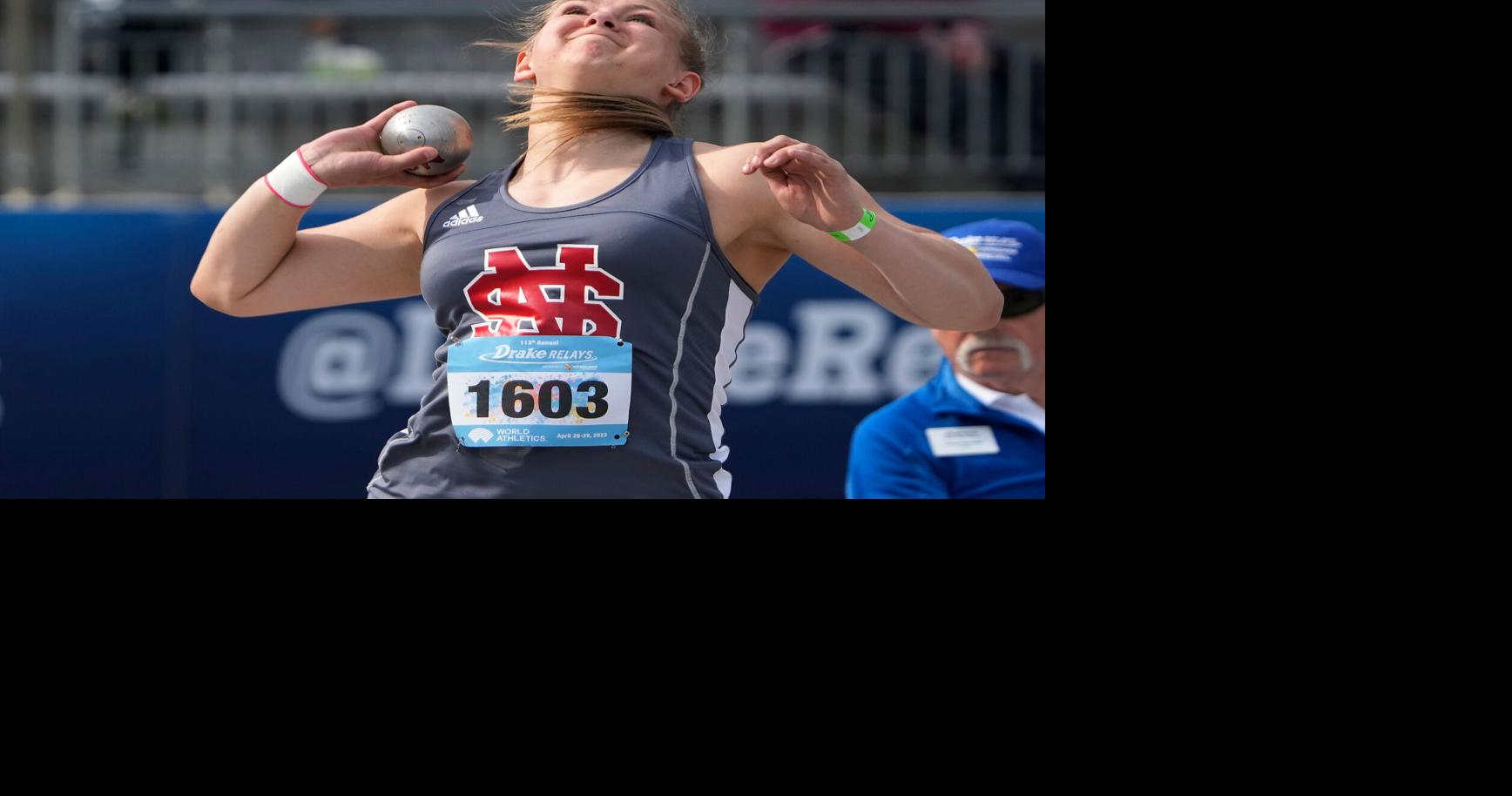 Prep girls track & field: Hanenburg collects bronze in shot put