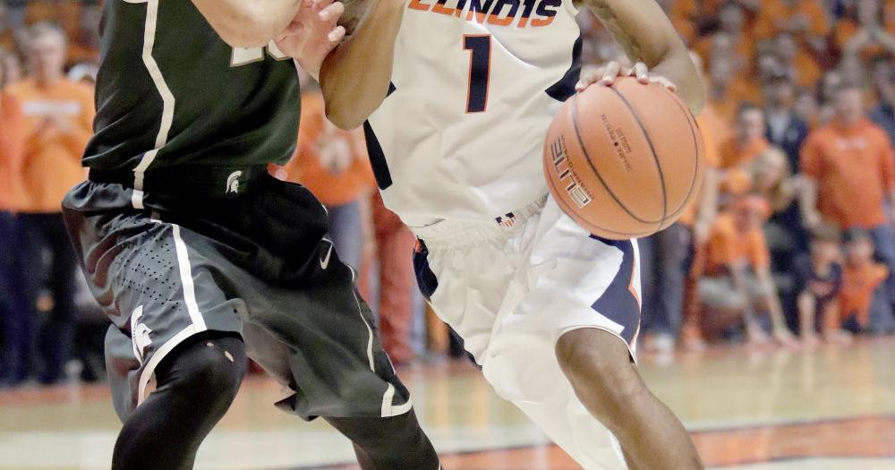 Michigan State, Trice withstand Illinois charge, 60-53