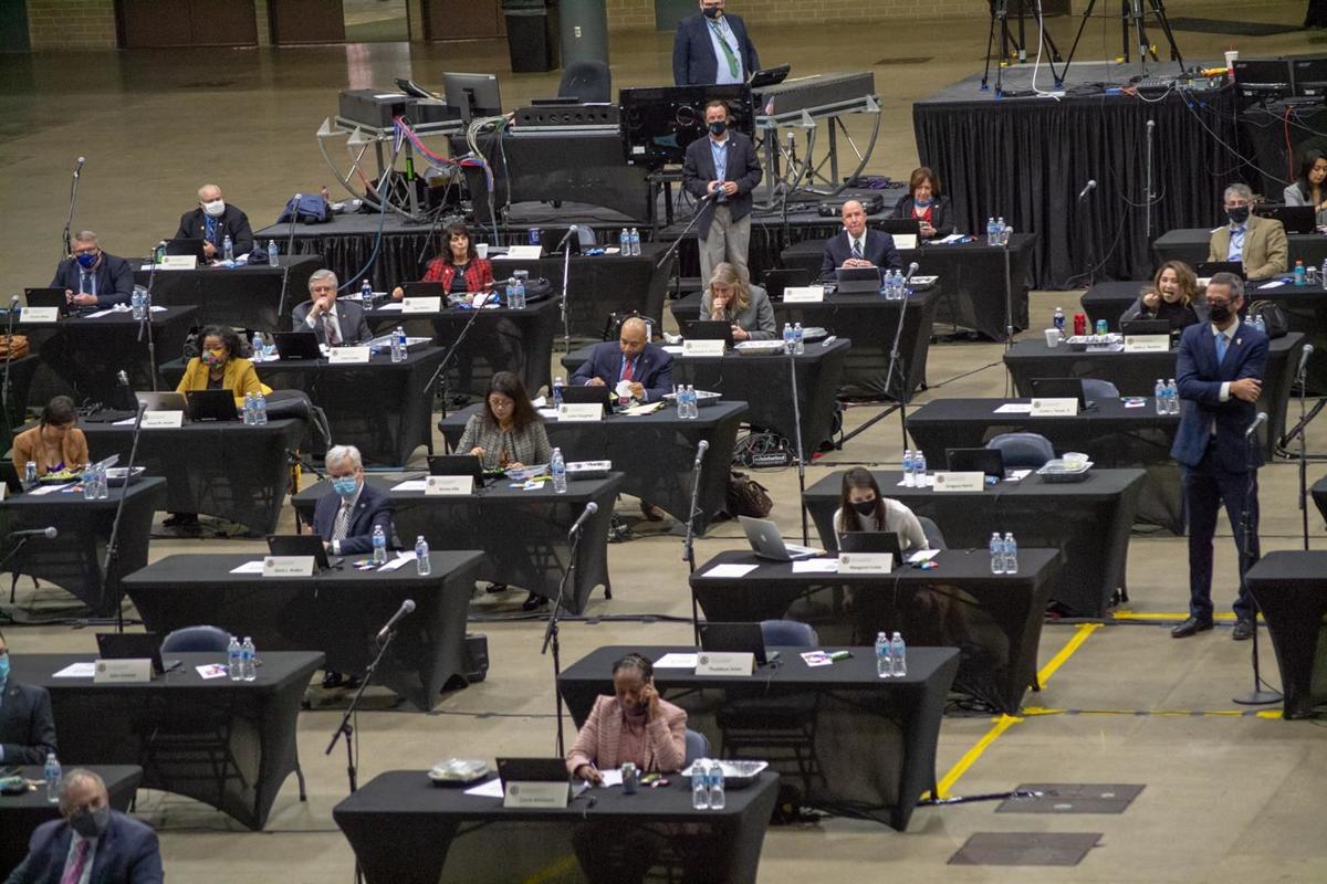 Lawmakers convene at Springfield convention center