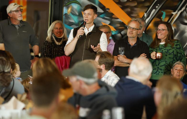 Iowa gubernatorial candidate Rob Sand pitches unity, faces pointed ...
