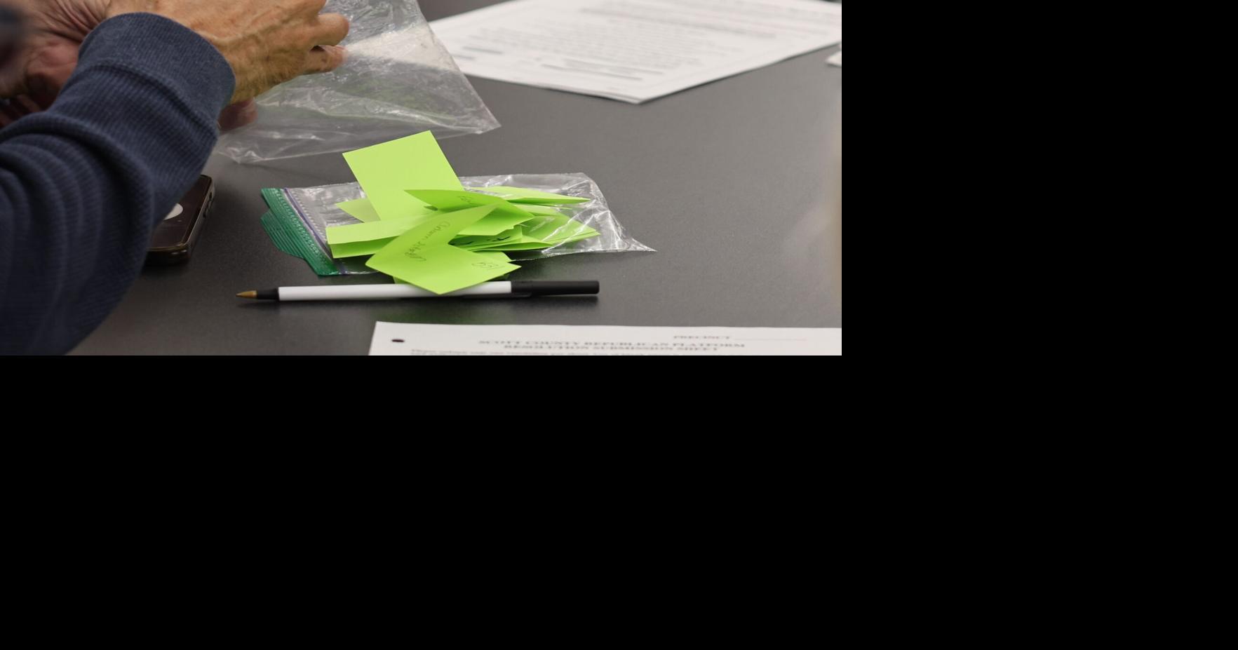Scott County GOP hold caucuses with gubernatorial straw poll