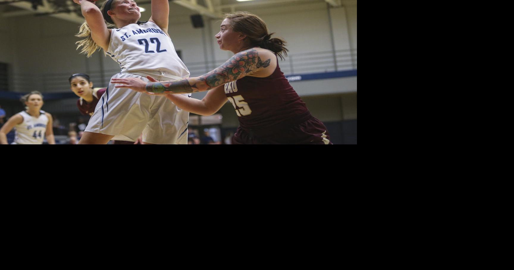 Photos: Robert Morris women's basketball at St. Ambrose