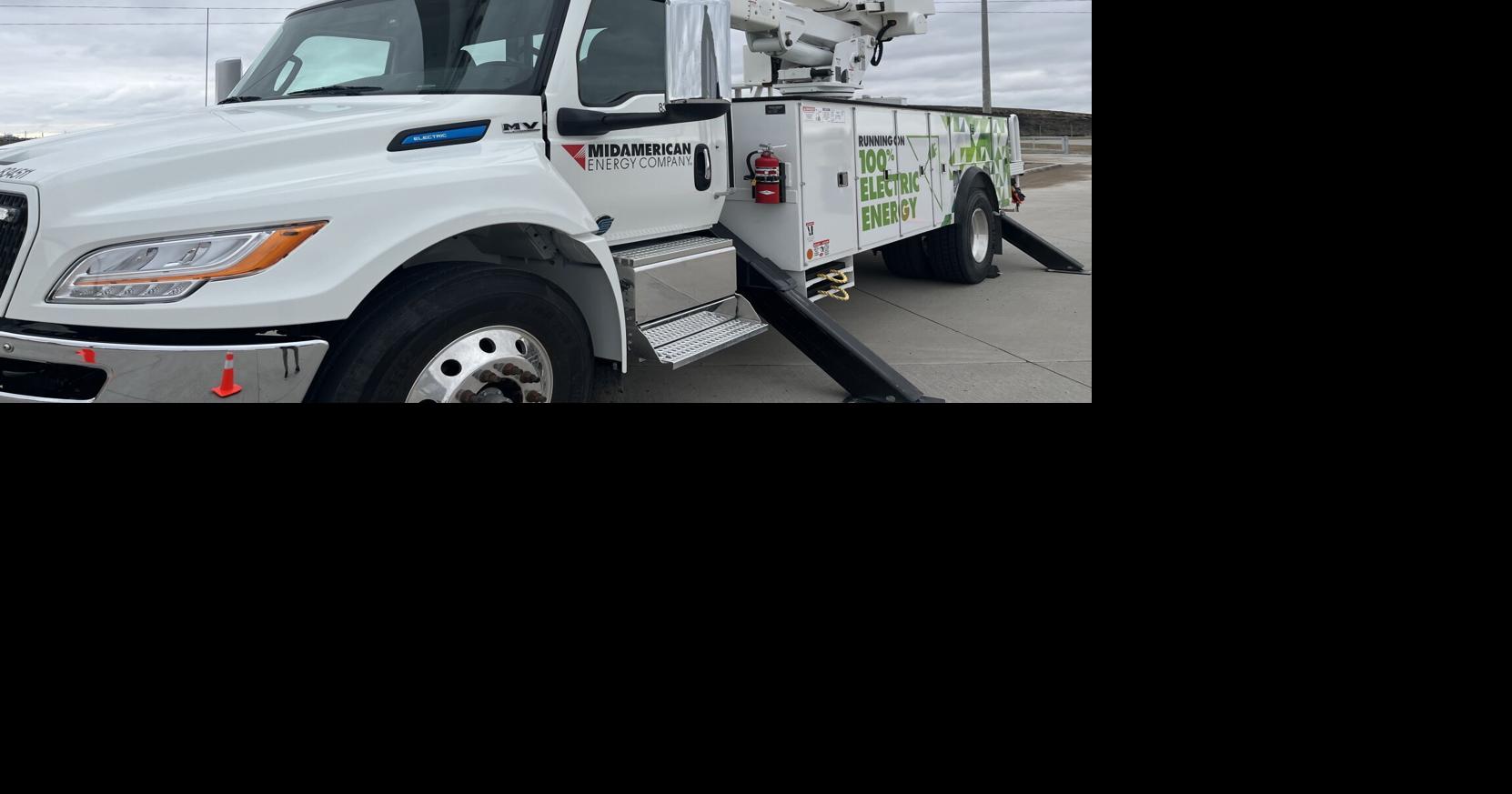MidAmerican adds all-electric truck to fleet