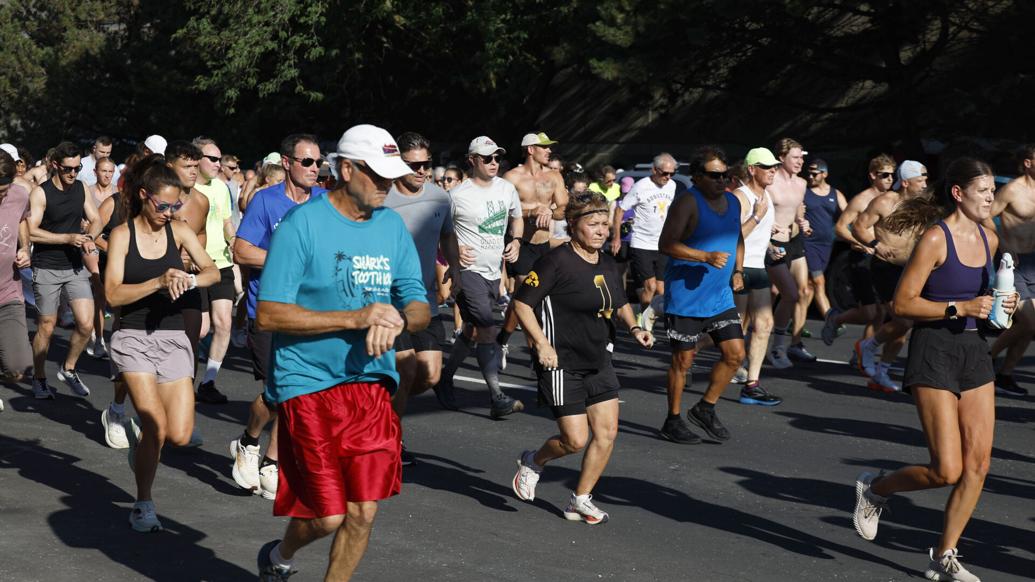 Friends run QC Times Bix 7 course each week this year