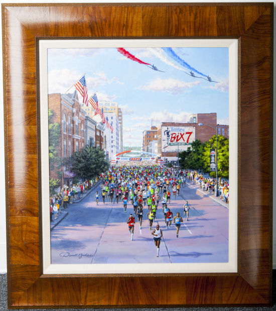 Wildlife artist changes pace to create Bix painting | Local News ...