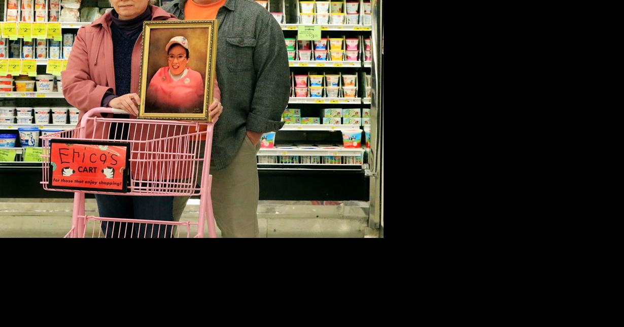 Pink grocery cart honors a daughter's memory