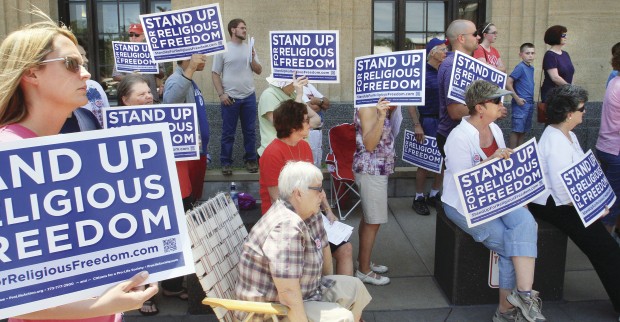Religious group protests health care overhaul