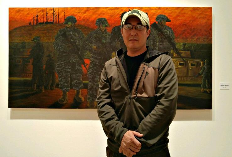 At 45, Ken Cunningham paints his way to graduation day, happiness