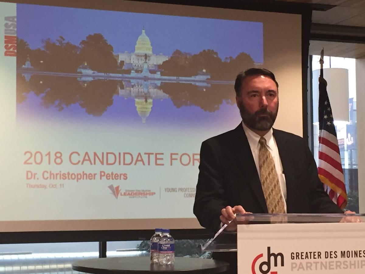 Peters touts his congressional credentials