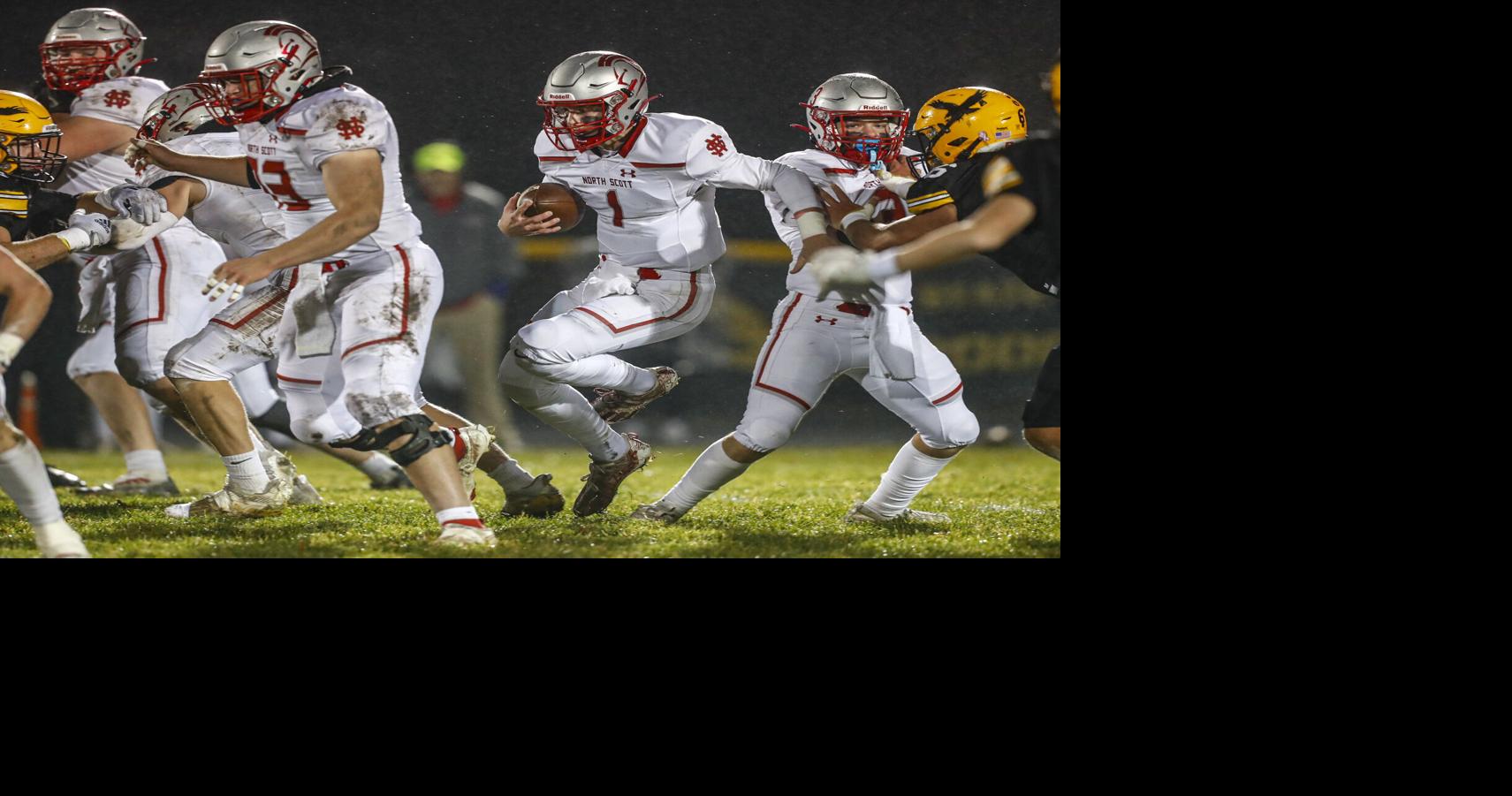 Pike makes impact on North Scott's O-line without an ACL