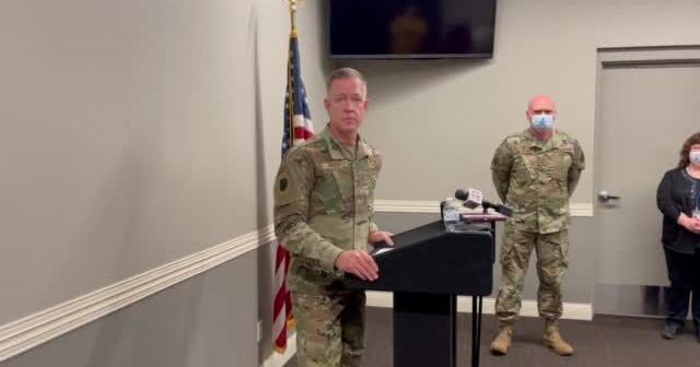 Illinois National Guard Maj. Gen. Richard Neely talks about troop ...