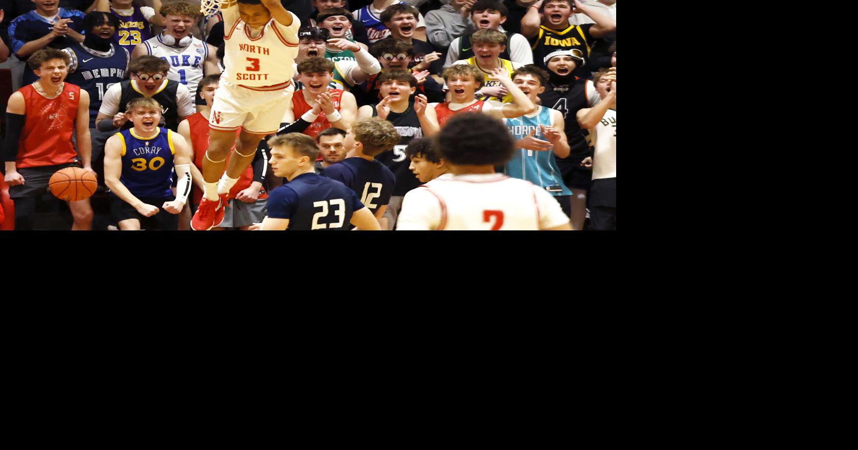 Pleasant Valley at North Scott basketball MAC