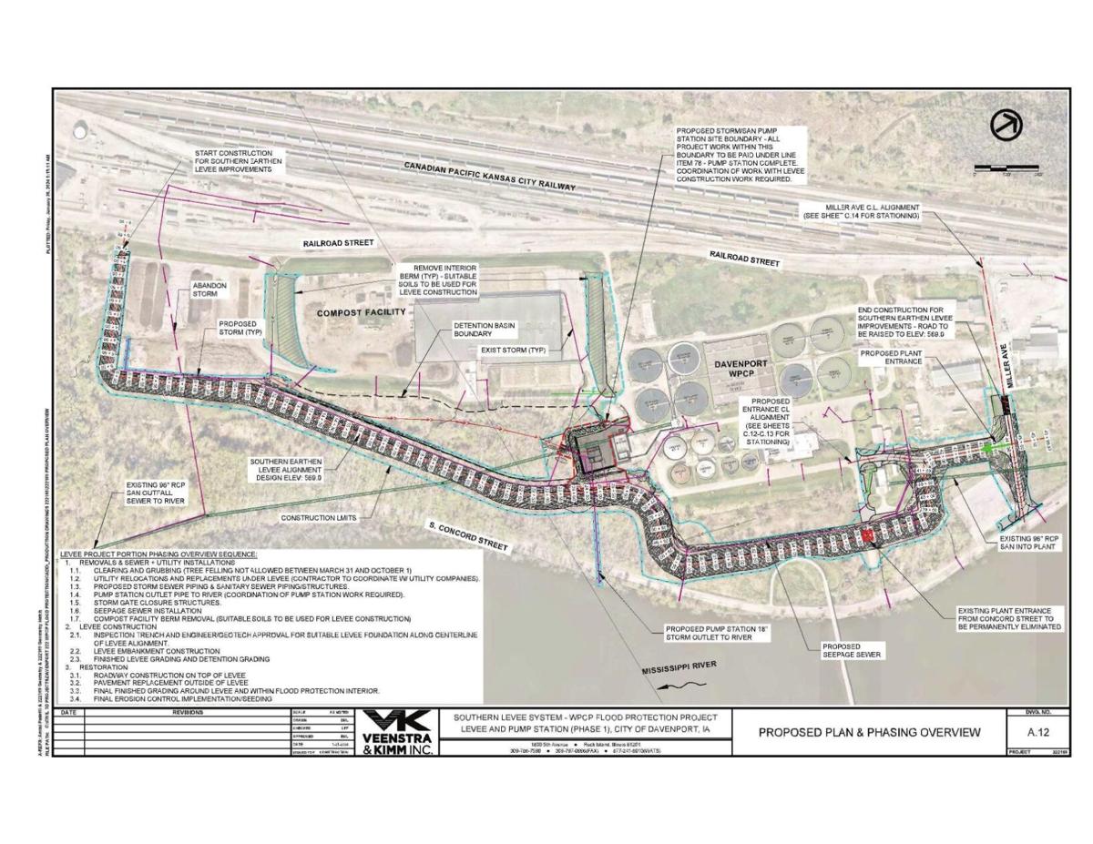 Wastewater treatment plant set for flood protection upgrades