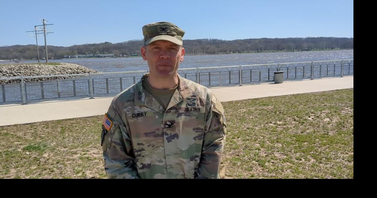 Colonel Jesse Curry, of the Army Corps of Engineers, answers questions ...