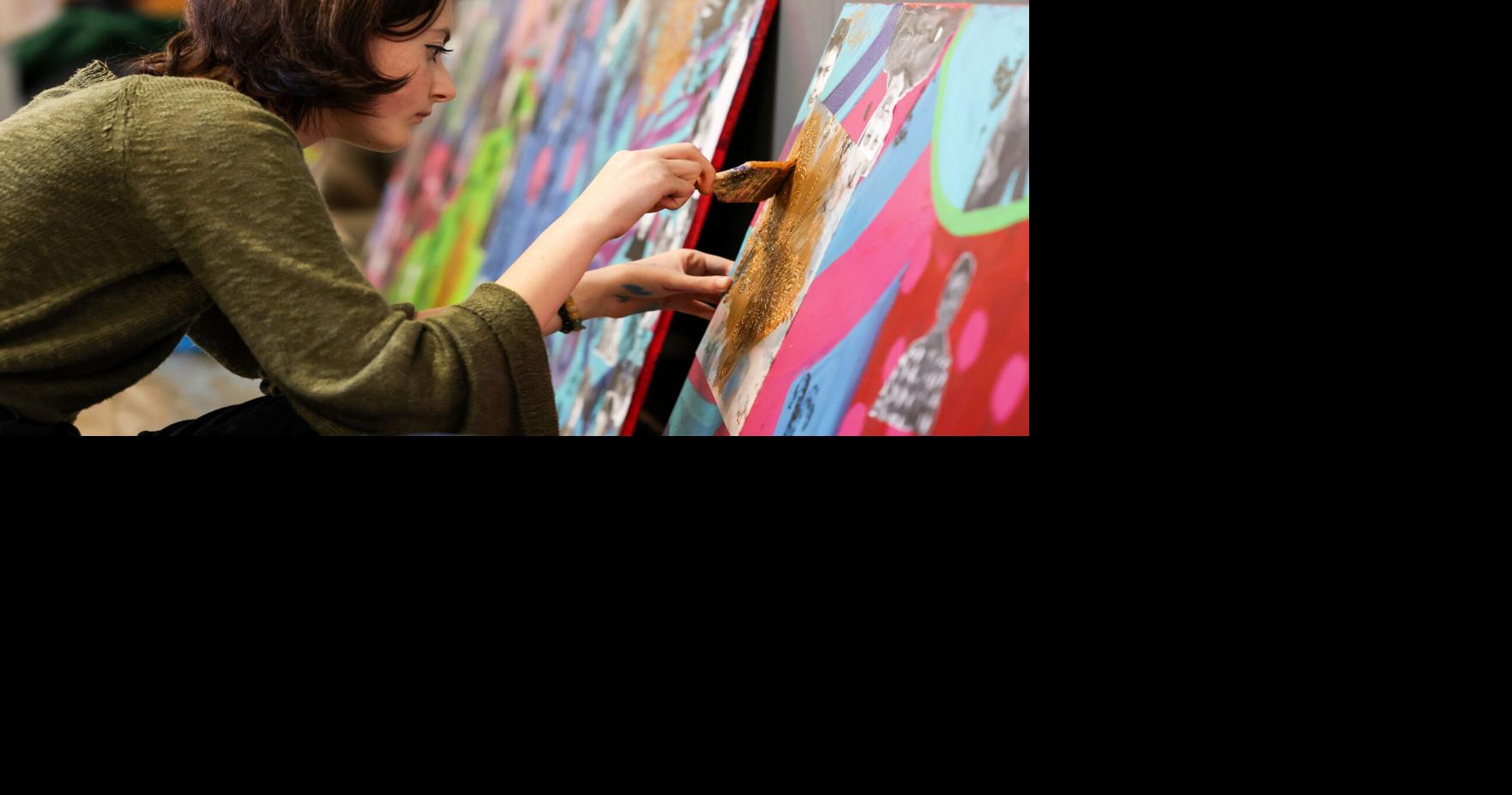 Photos: Sudlow students create collaborative mural entitled, Courage ...