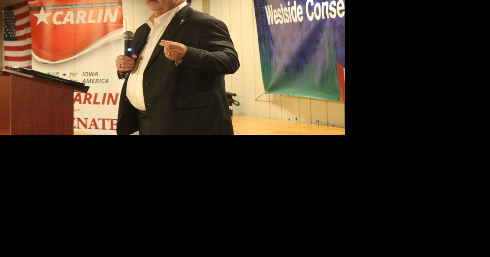 Carlin attempts to make case as Iowa’s most conservative U.S. Senate ...
