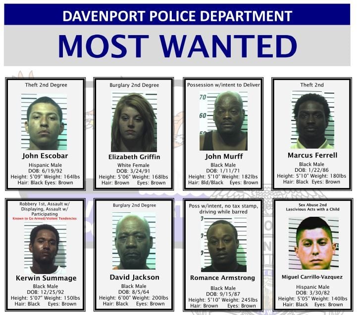 Do you know any of these 'most wanted' fugitives?