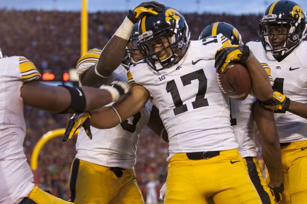 Veteran Hawkeye receivers welcome the competition