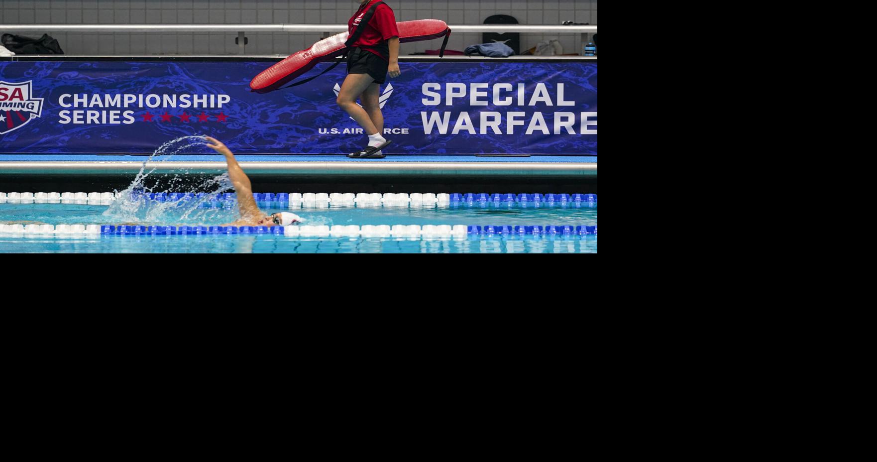 Column: A salute to lifeguards, who are even needed at the Olympic pool