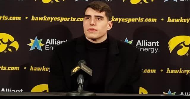 Hawkeye Luca Garza on having his jersey number retired during tonight's ...