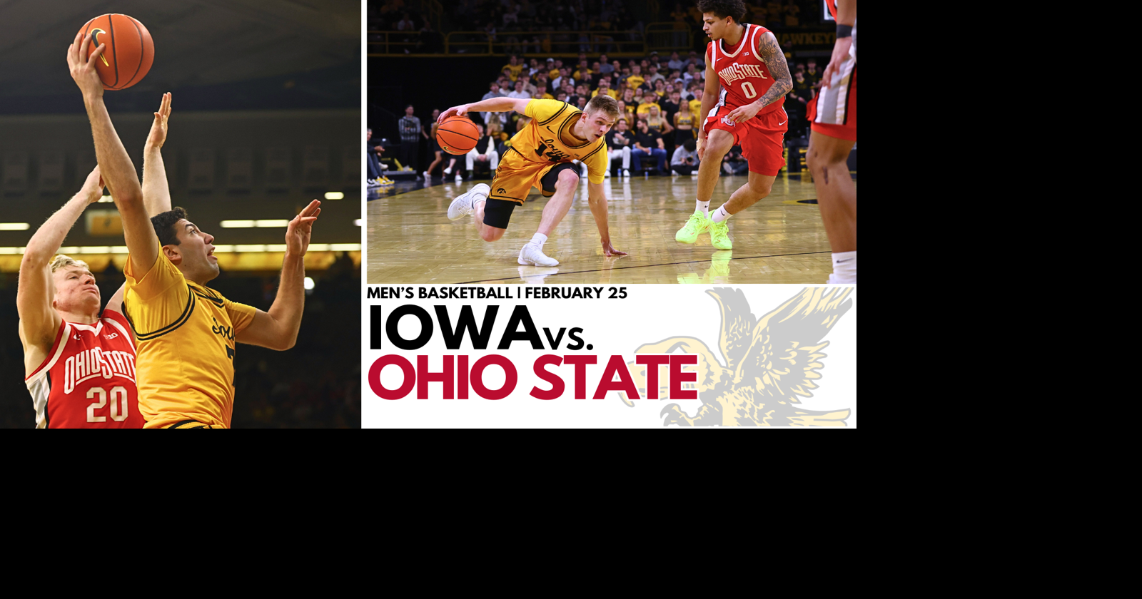 Iowa men's basketball keeps winning streak alive: Photos