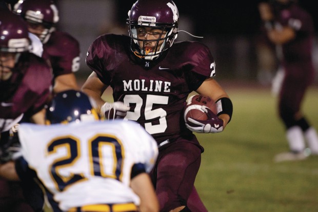 Sterling outruns Moline