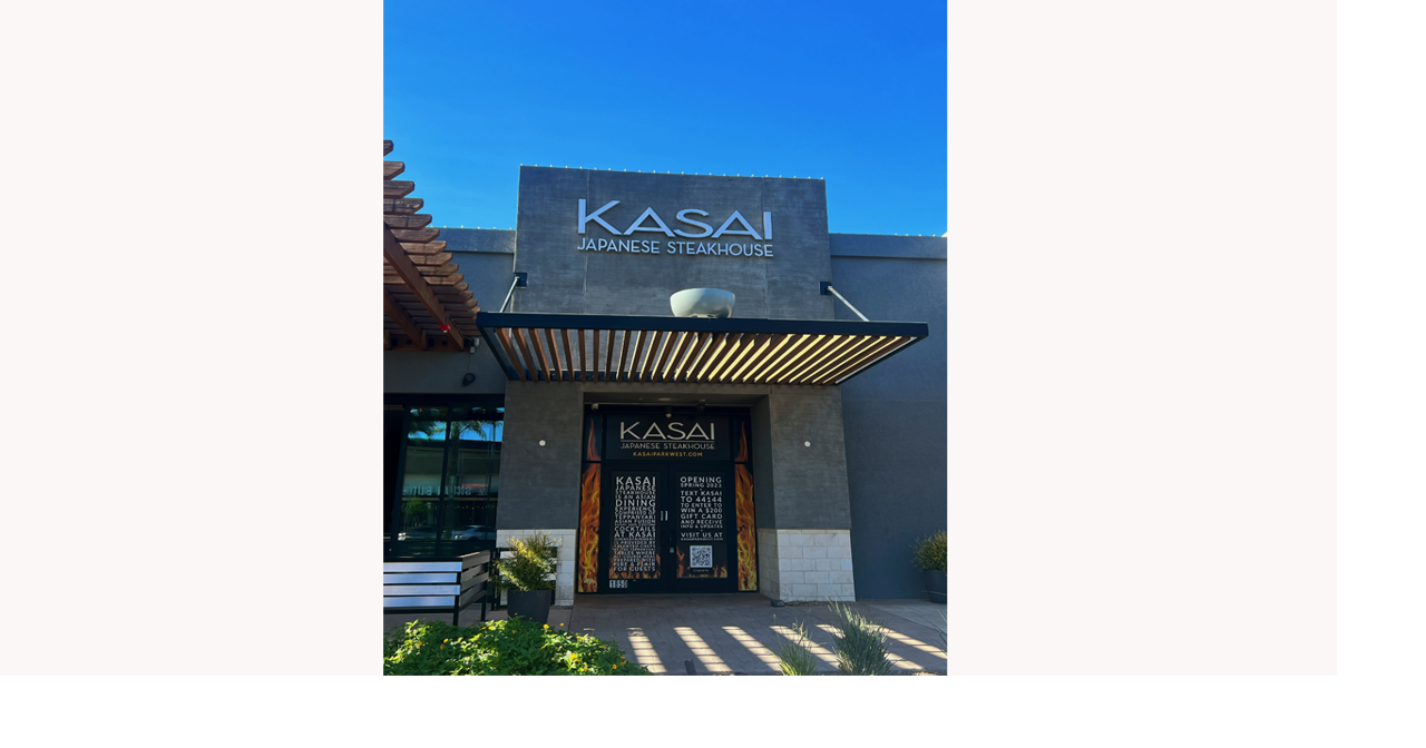 Kasai ‘dinnertainment’ coming to Queen Creek | Business ...