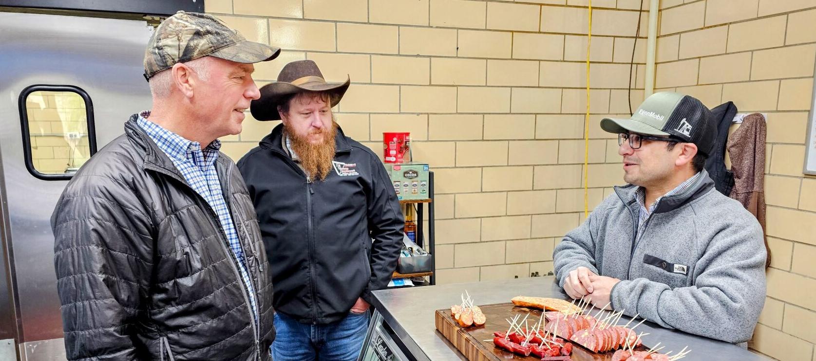Gianforte, Ler tout ag legislation, highlight Glendive meat shop | News ...