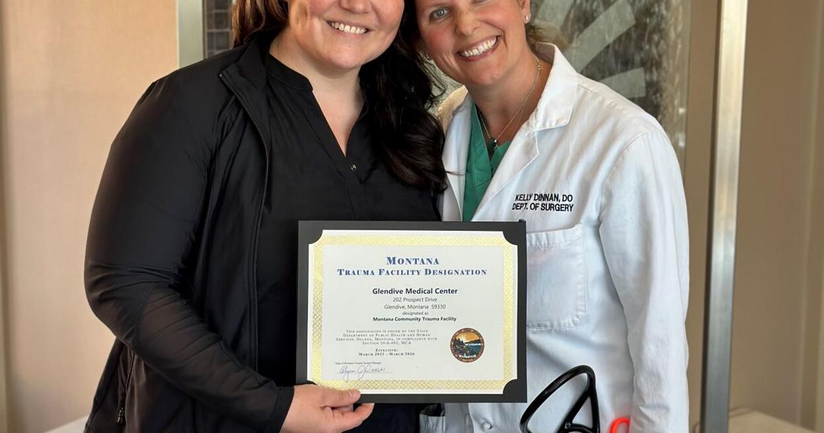 Glendive Medical Center receives designation as a Community Trauma ... Glendive Medical Center receives designation as a Community Trauma ...