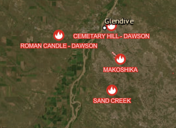 Independence Day week brings nonstop fires; Makoshika blaze burns 169 ...