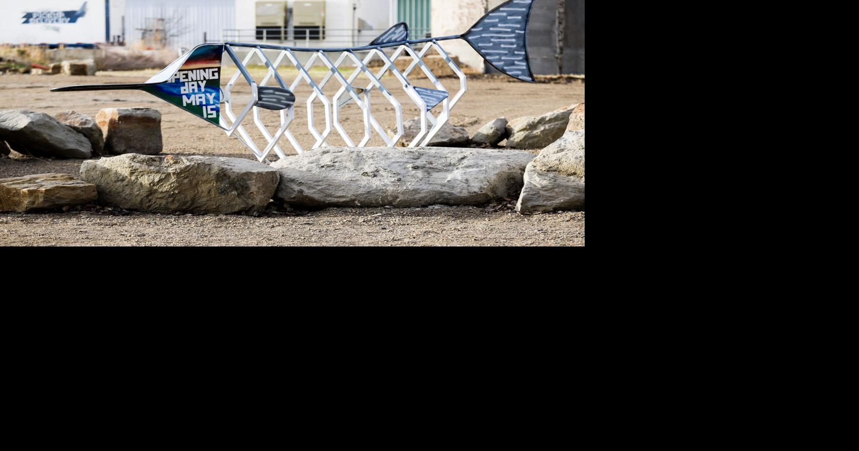 Glendive bicycle racks a symbol of welding work by local college ...