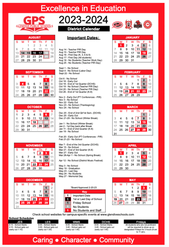 2023-24 School Calendar | | rangerreview.com
