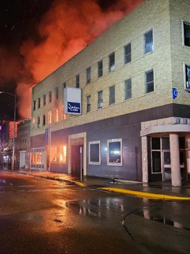 Fire breaks out in the historic Jordan Inn in downtown Glendive Tuesday ...