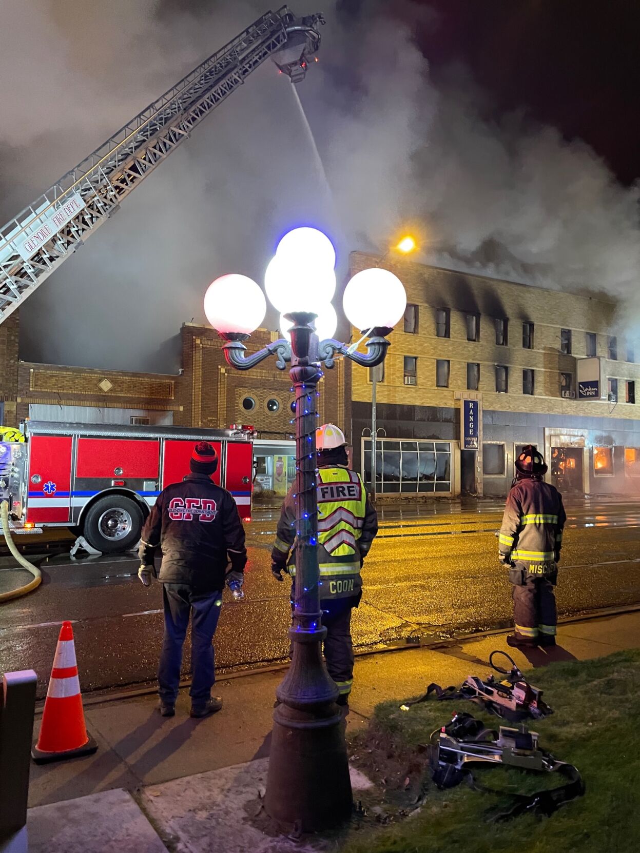 Fire breaks out in the historic Jordan Inn in downtown Glendive Tuesday ...