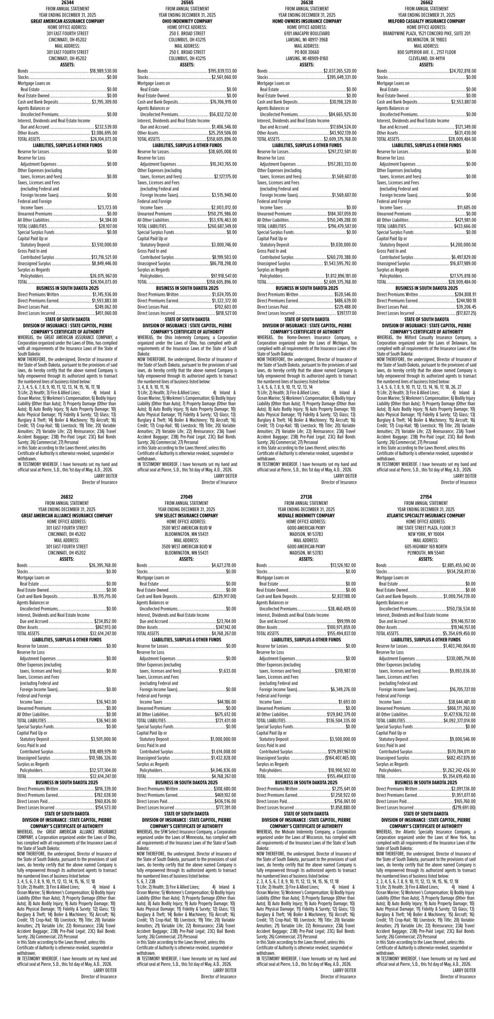 SD NEWSPAPER ASSN.- LEGALS - Ad from 2026-05-05
