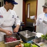 Ellsworth chef challenges assistants: 'Beat me'