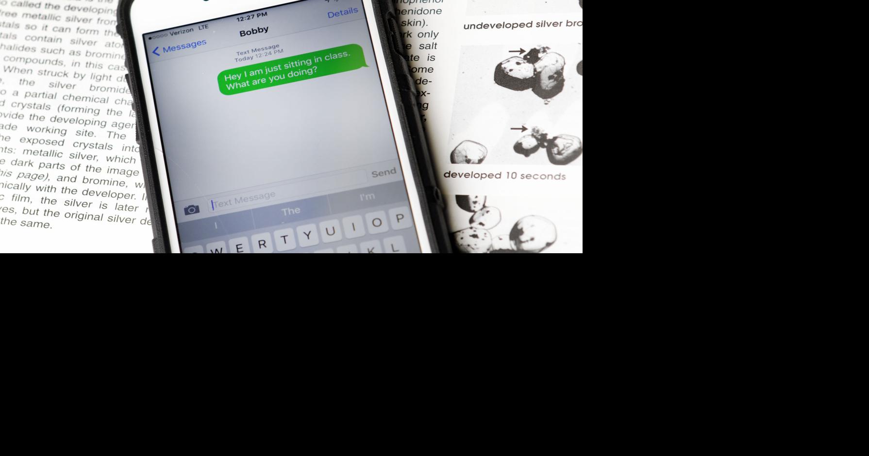 Texting in the classroom: Area schools set limits on cellphone use to ...