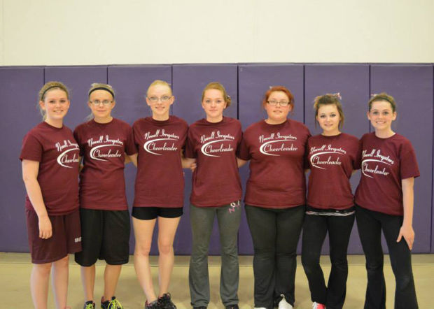 NHS cheerleaders attend camp