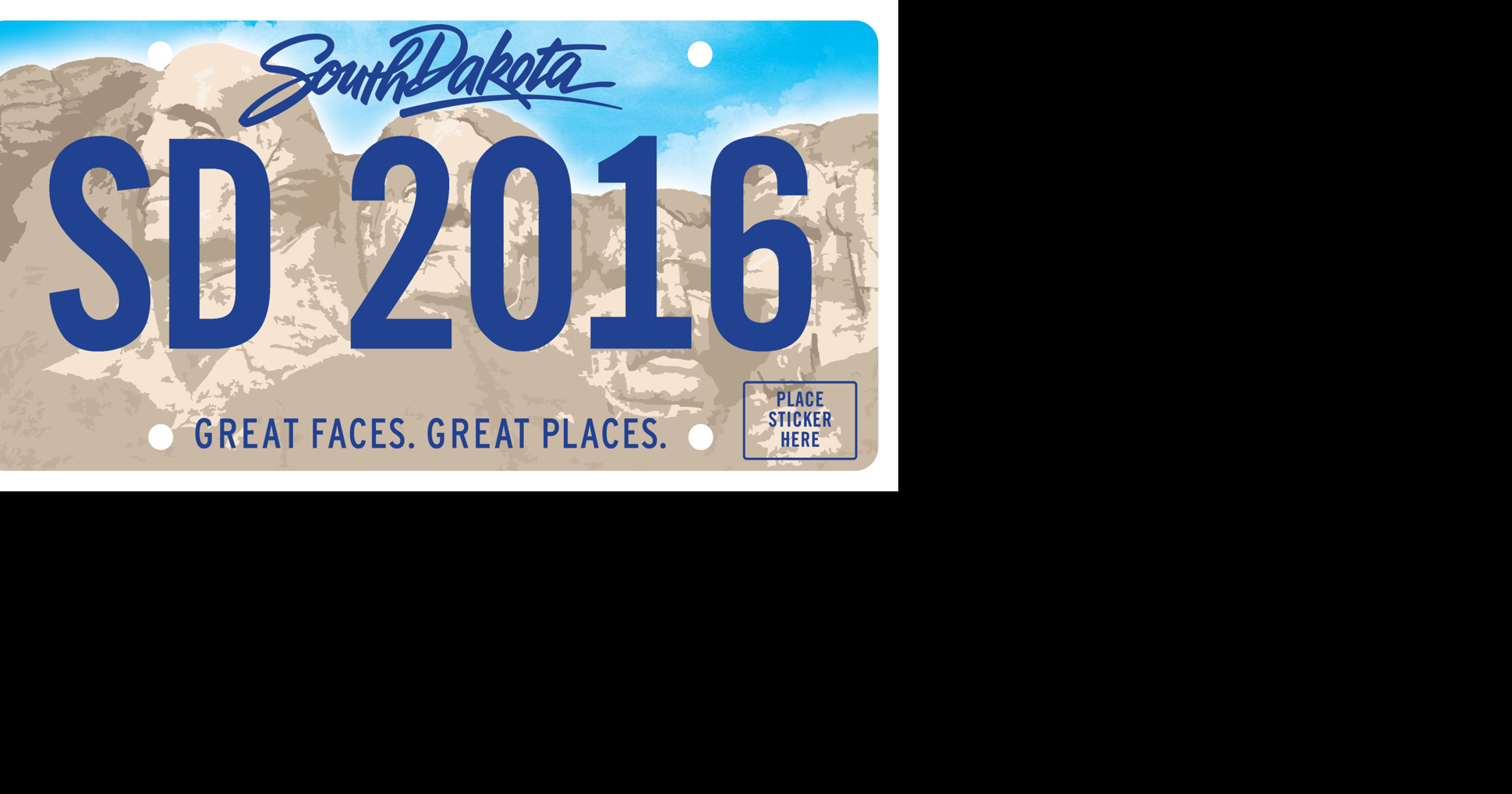 New South Dakota license plate design unveiled for 2016