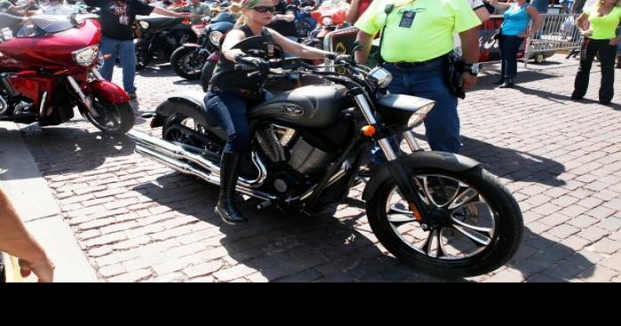 Bikers rally for charity on Legends Ride