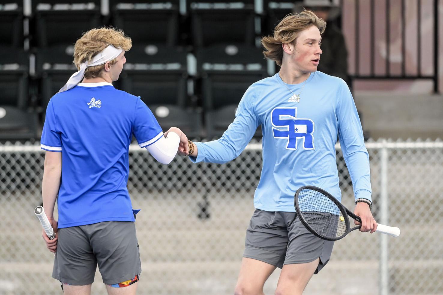 PHOTOS: Rapid City Christian and Stevens boys tennis dual action