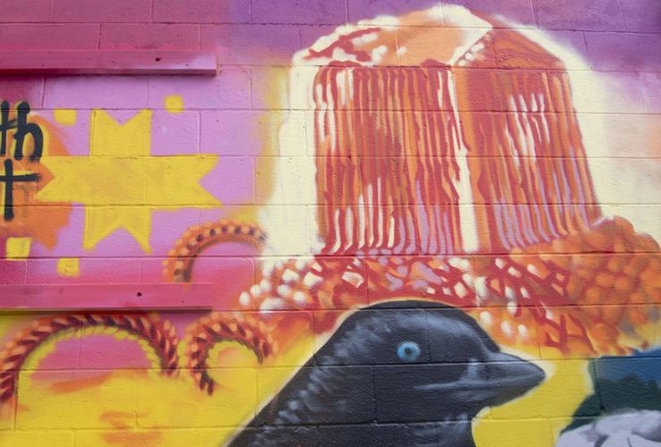 New Rapid City mural takes viewers on ride through the sacred Black Hills